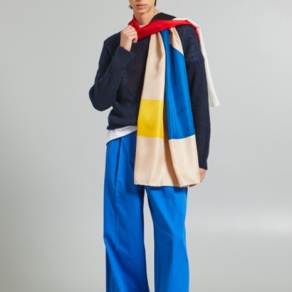 MaxMara | Accessories | Weekend Max Mara Labelcut 0 Silk Colorful Scarf ...